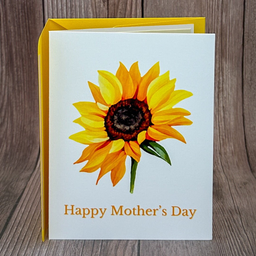 Sunflower Happy Mother's Day Card – Southern Goddess Designs