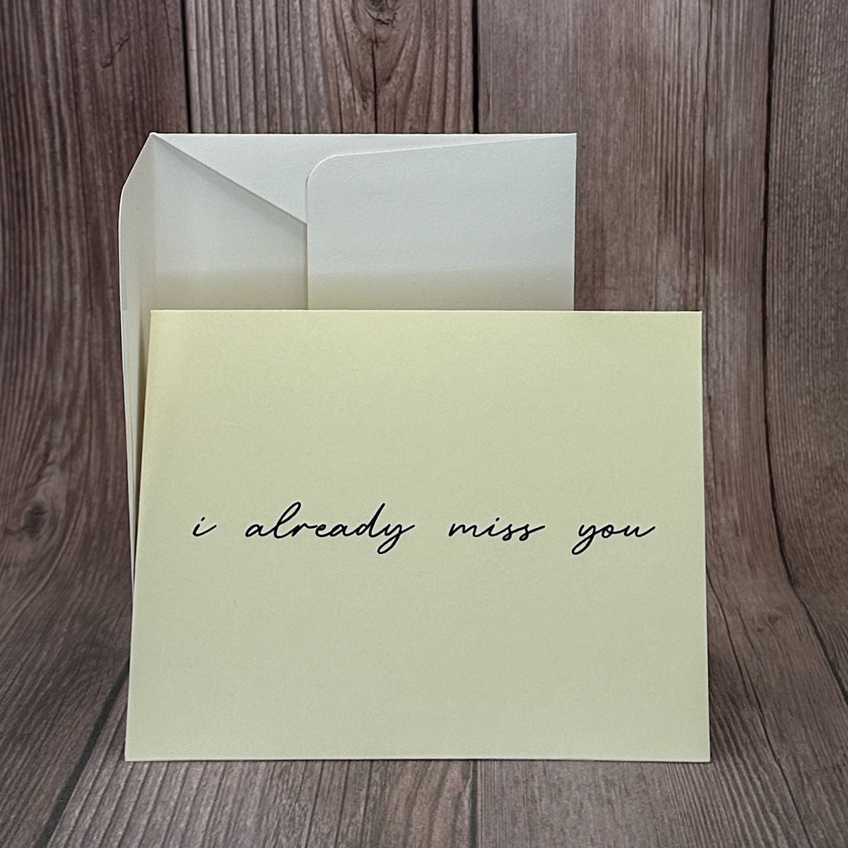 I Already Miss You Card – Southern Goddess Designs